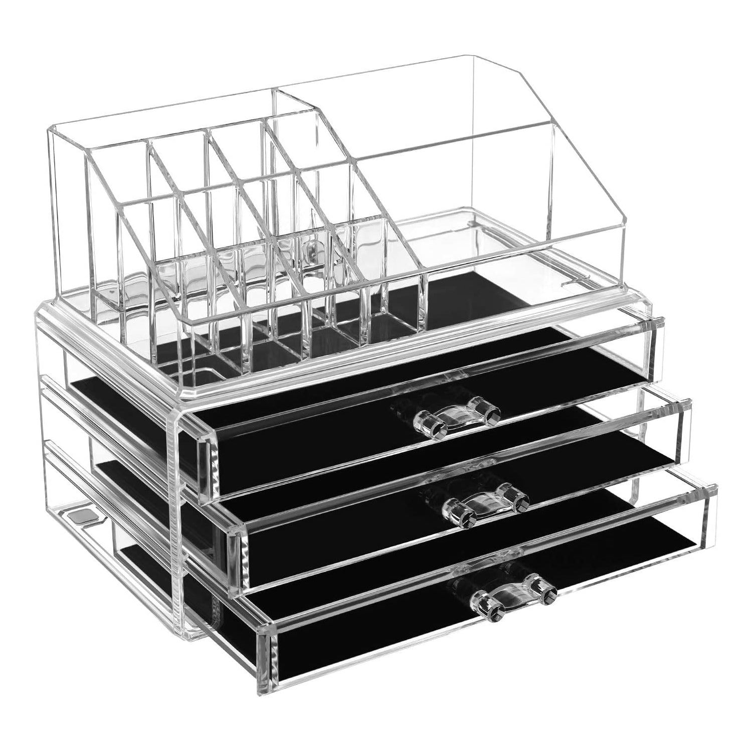 Kozmetikai rendszerező smink tároló 3 fiókos - Vasbútor – VASBÚTOR